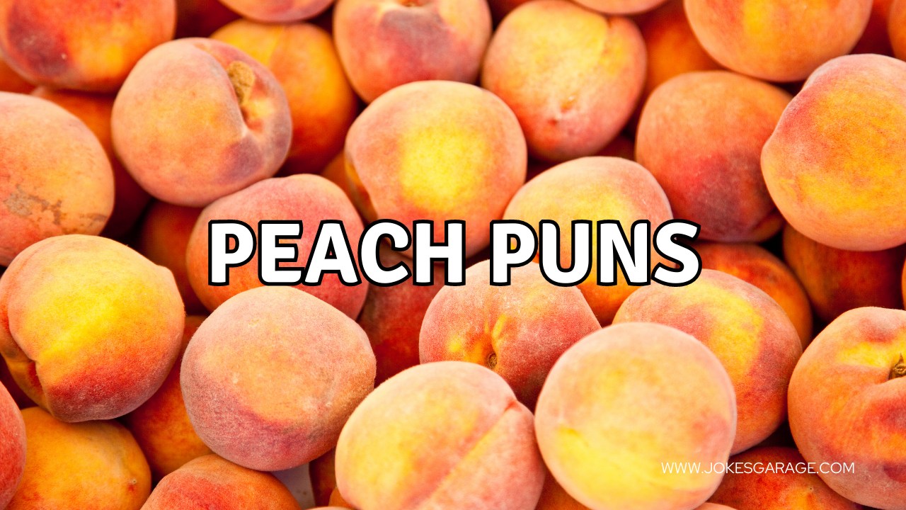 60 Peach Puns Funny - Jokes Garage